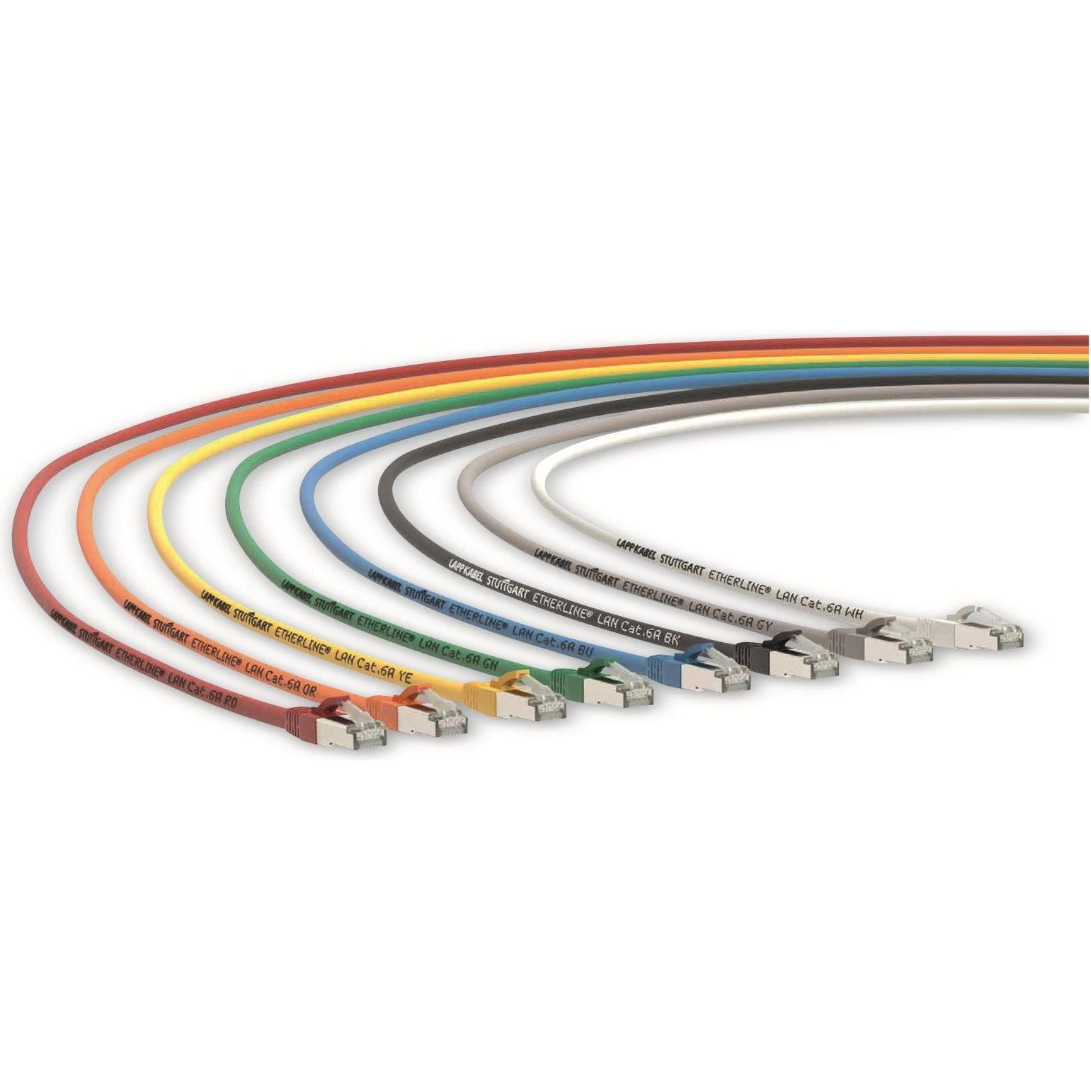 Lapp CAT.6a network cable Etherline LAN, UL certification, 1.0 m, grey ...