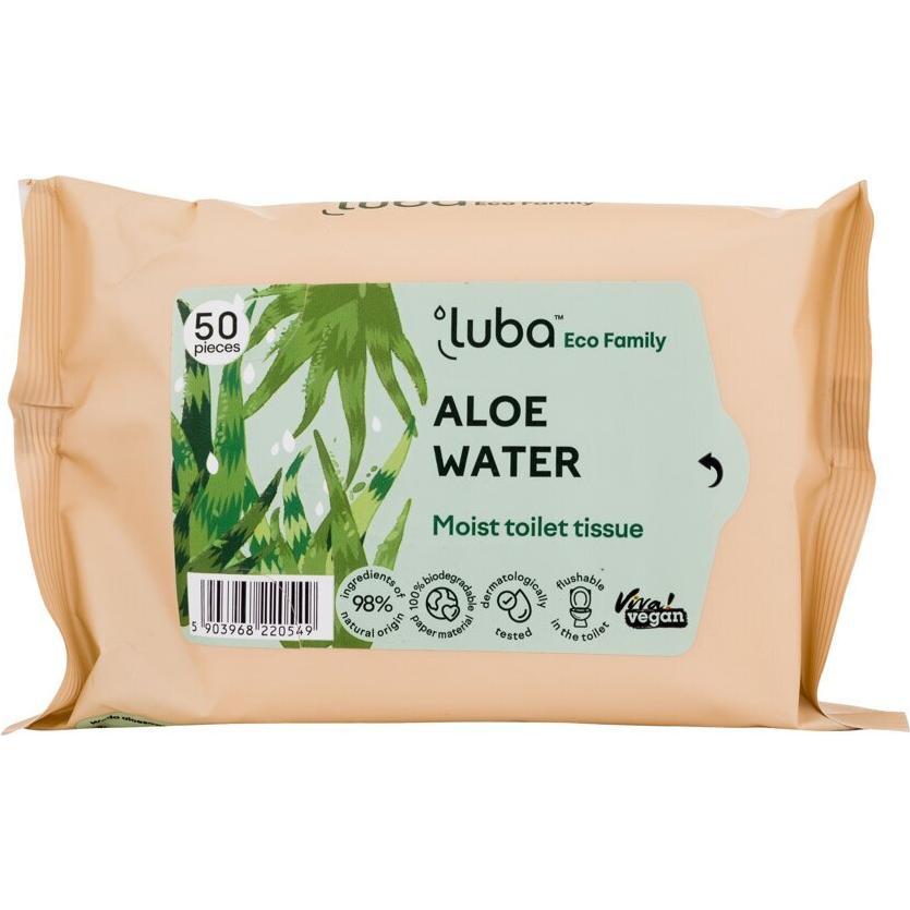 Luba Eco Family Moistened Toilet Paper With Aloe Water 50Pcs. - Galaxus