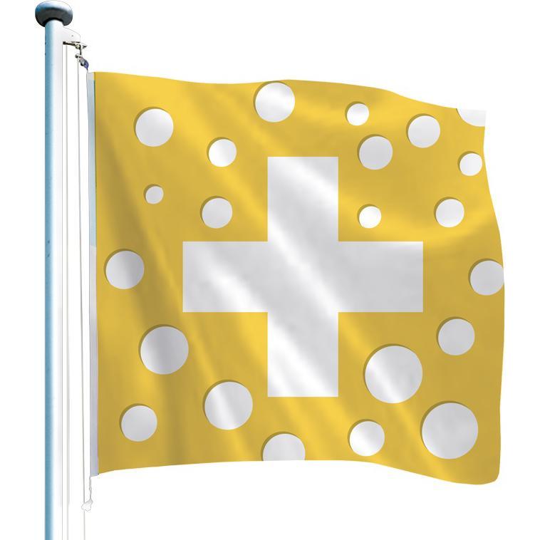 Keller Fahnen Schweizerfahne «Käse» - kaufen bei Galaxus