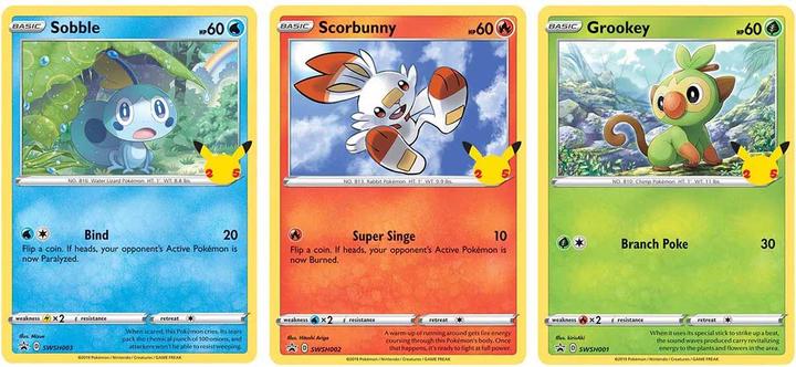 Pokémon PKM: First Partners Galar Card Pack (Grookey, Sobble, Scorbunny ...