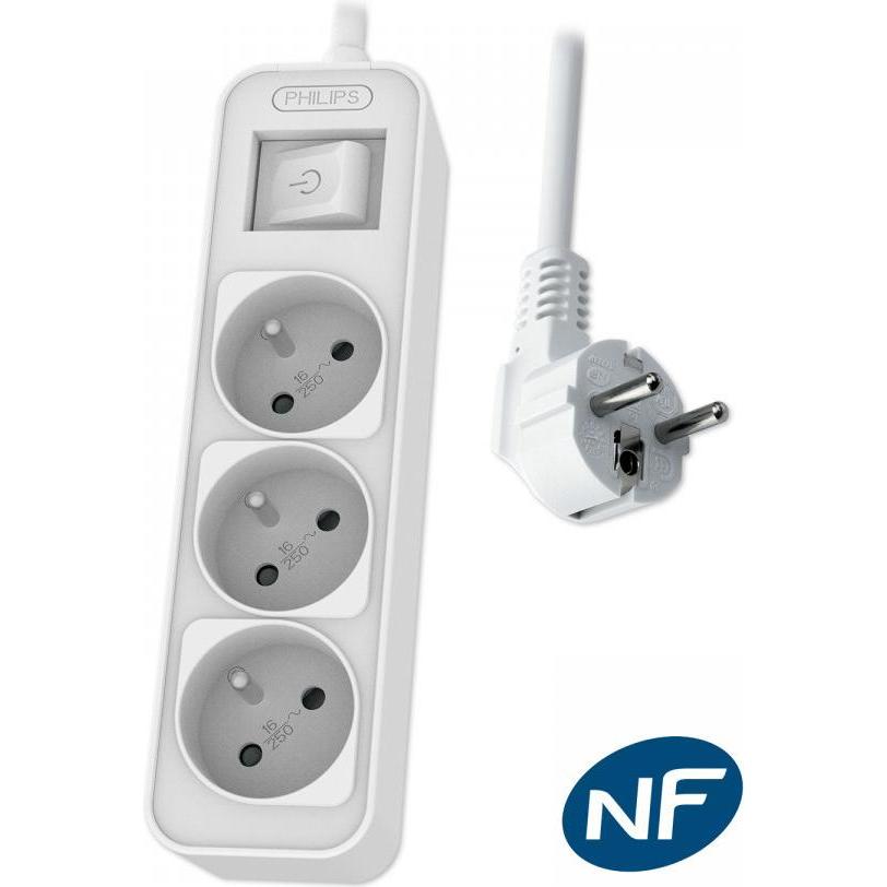 MCL Multiplug Extension With Switch 6 Sockets15m White - Digitec