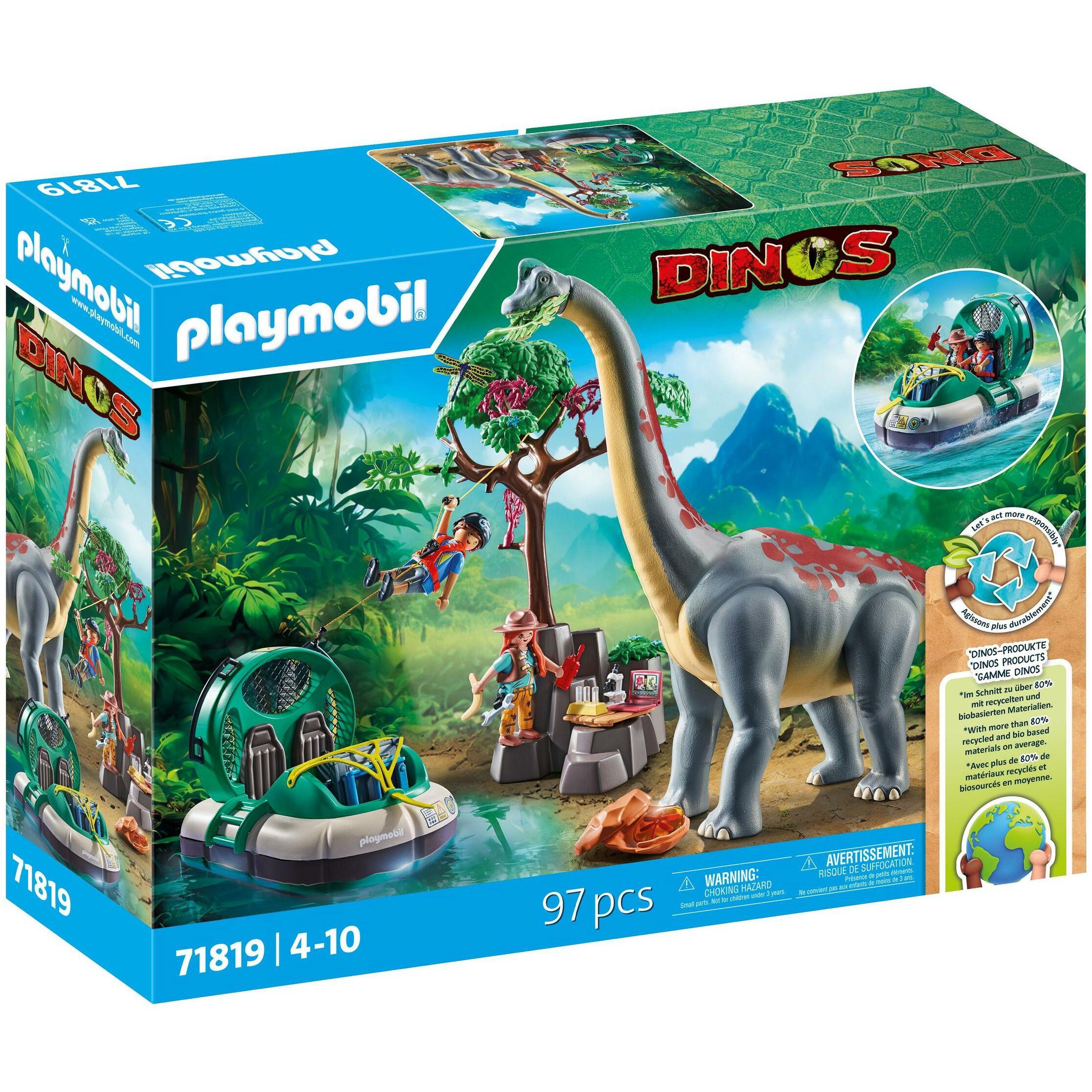 Playmobil Brachiosaurus ontmoeting met hovercraft - kopen bij Galaxus
