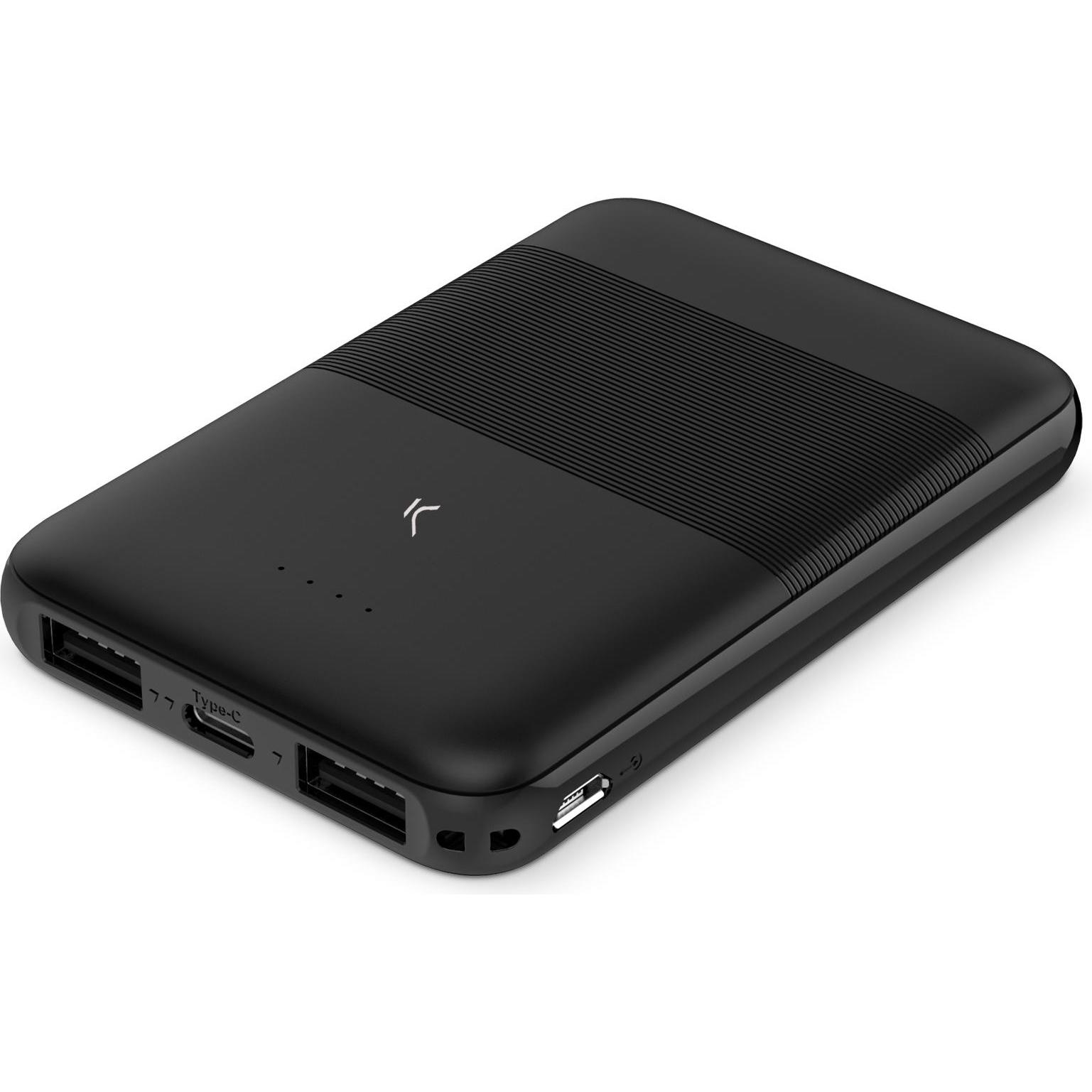 KSIX POWER BANK 5.000 MAH USB + USB C-A CABLE BLACK - Digitec