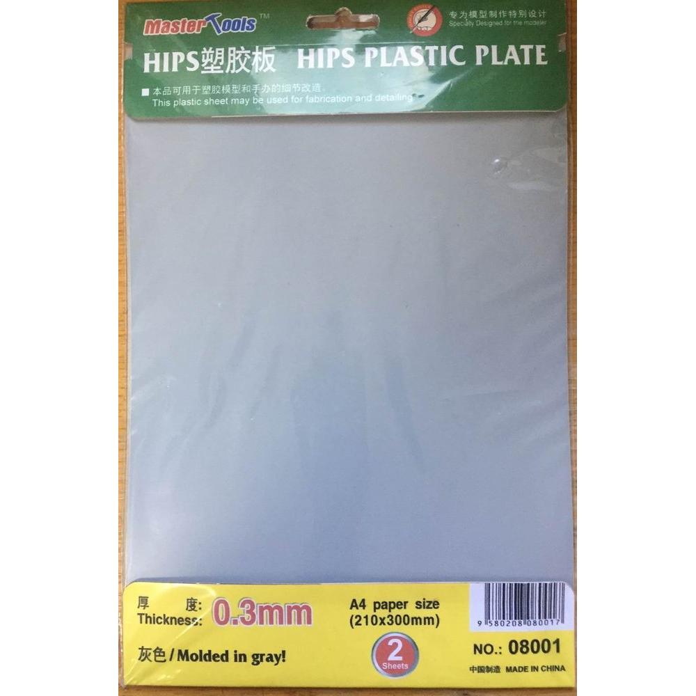 Master Tools Foglio di plastica HIPS 0,3mm (210mmx300mmx2pc) - Digitec