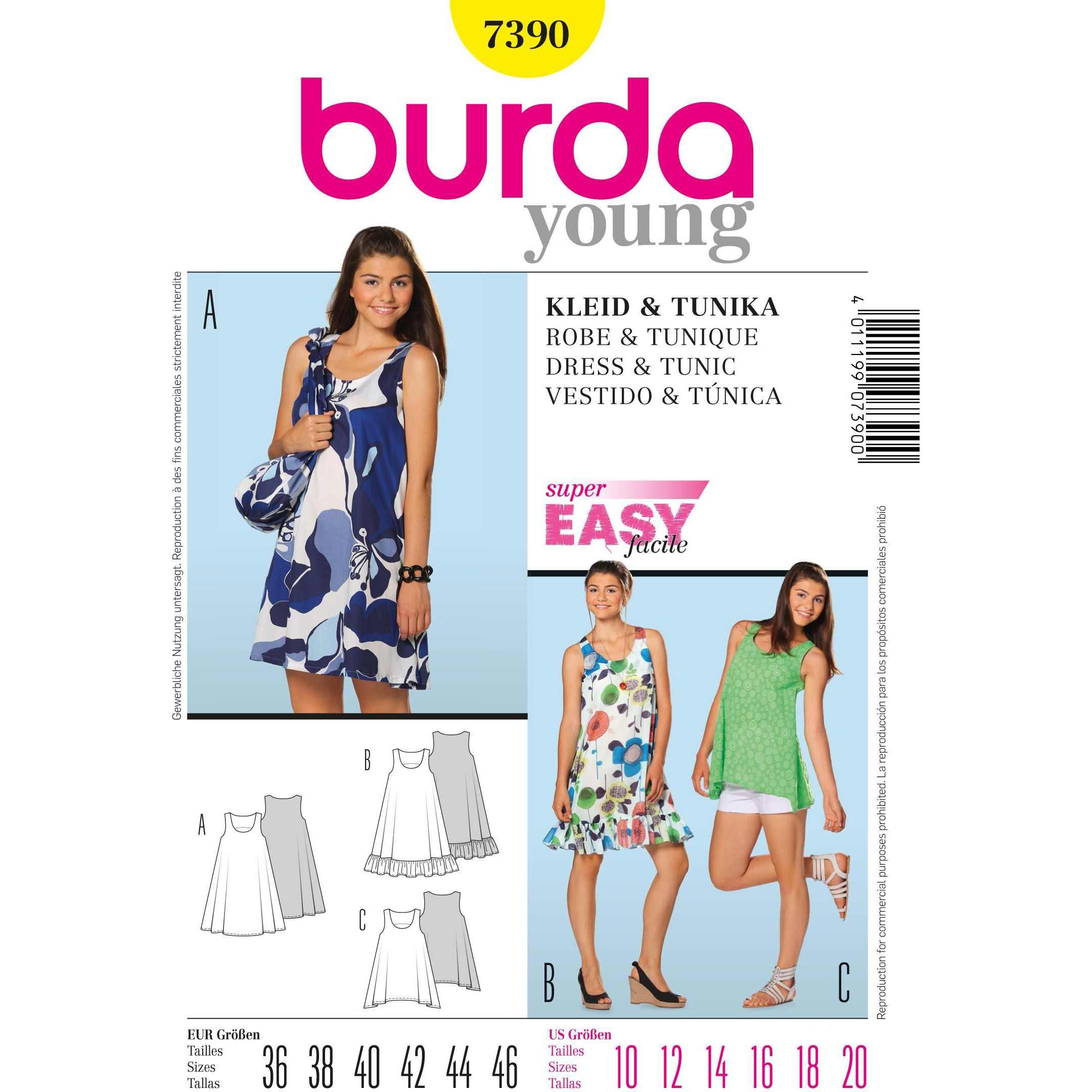 Burda Schnittmuster Kleid + Tunika - kaufen bei Galaxus