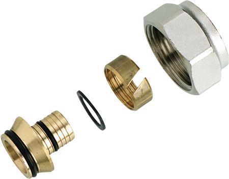 Danfoss compression fitting for Alupex pipes - 013G4186 16x2x3 - Galaxus