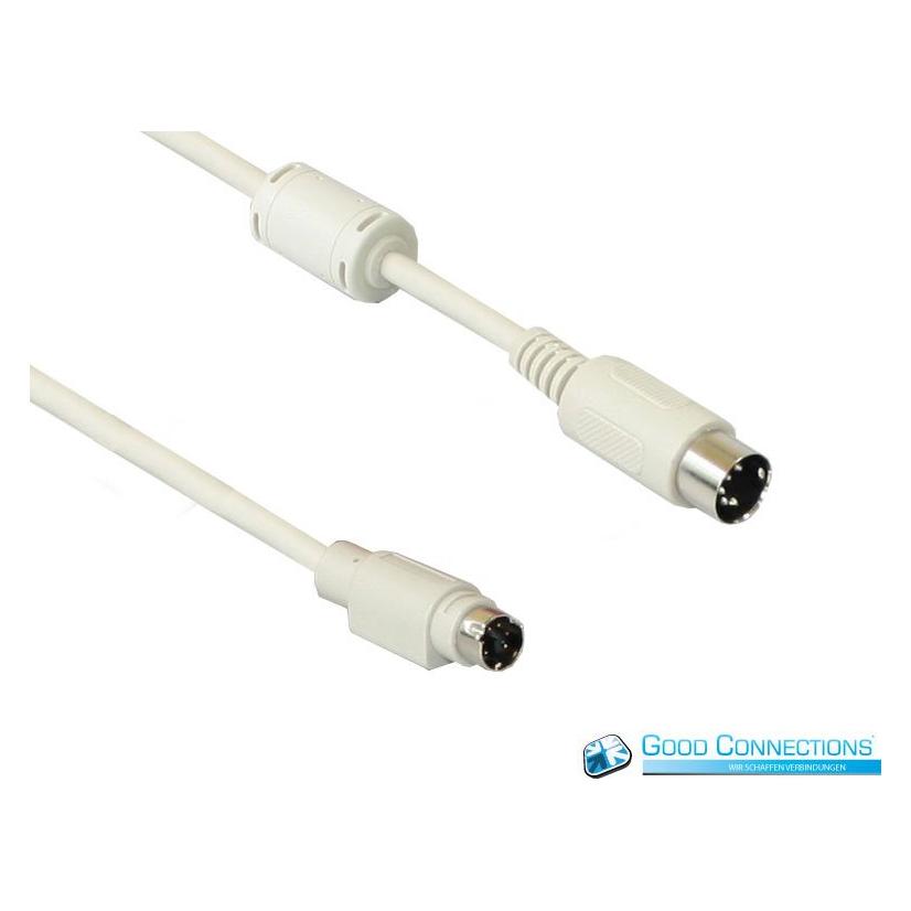 Good Connections Keyboard adapter cable mini DIN 6 male to DIN 5 male ...