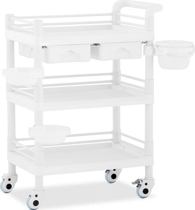 Steinberg Laborwagen Aufbewahrungswagen Labor Rollwagen 3 Ablagen 2 ...