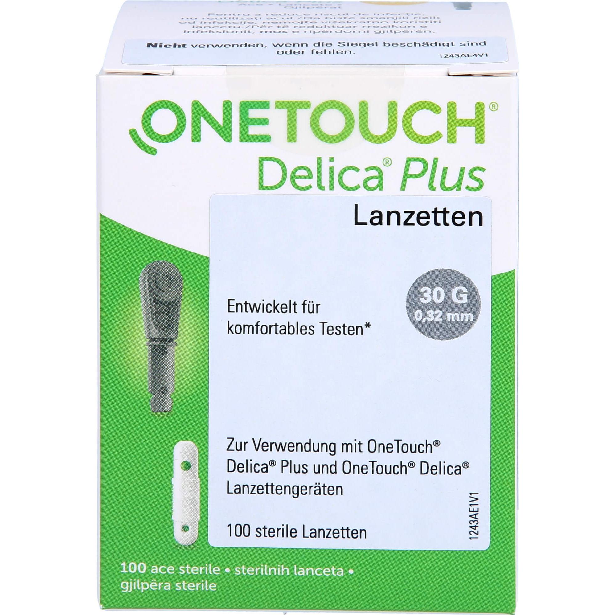 OneTouch Lancettes One Touch Delica Plus, 100 pièces LAN - Digitec