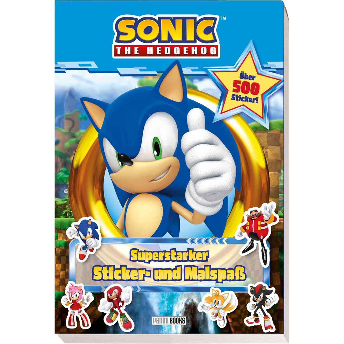 Panini Sonic The Hedgehog Superstarker Sticker - und Malspass - Bl ...