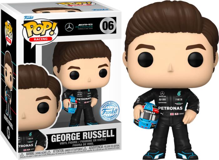 Funko POP! Racing Formula 1 Mercedes AMG Petronas George Russell with ...
