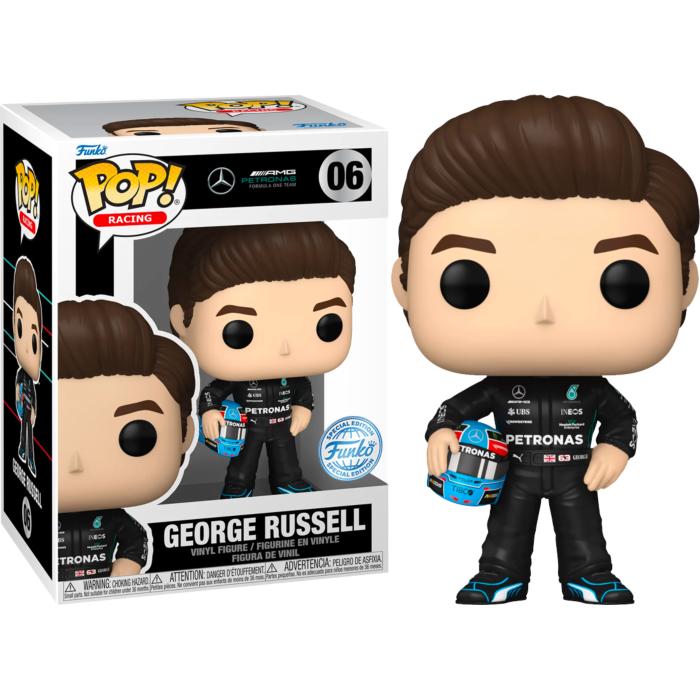 Funko POP! Racing Formula 1 Mercedes AMG Petronas George Russell with ...