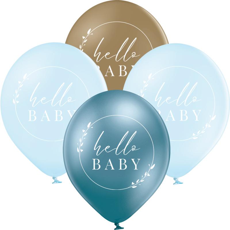 bonacker ballonversand Hello Baby Ballons blue - Premium-Qualität aus ...