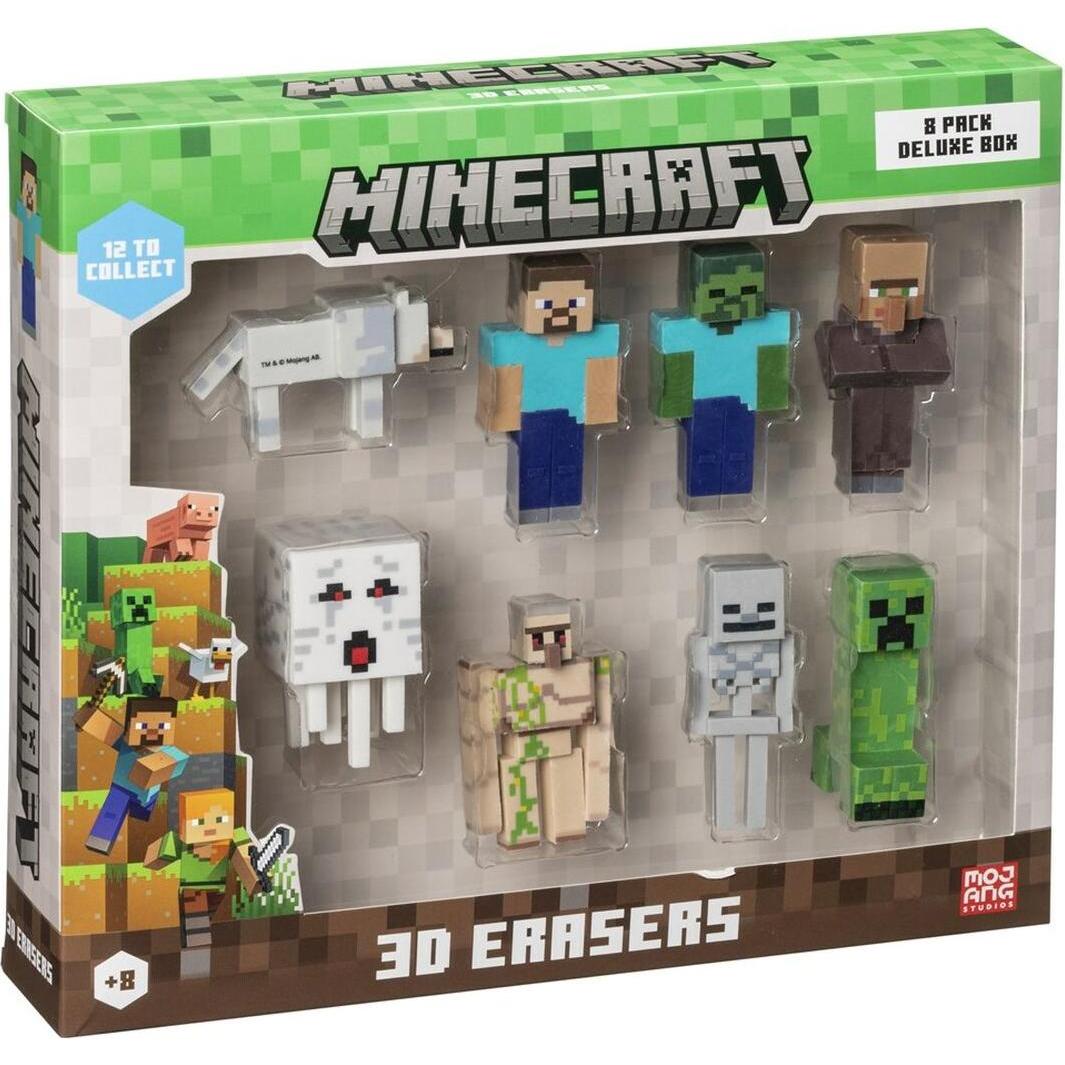 Inno3D Minecraft 3d Erasers - 8 Pack Deluxe Box Ver.A - Galaxus
