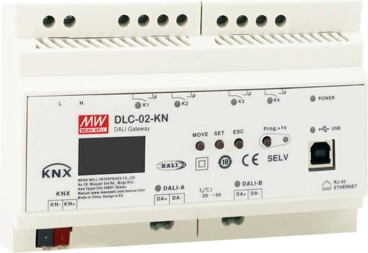 MeanWell KNX DALI Gateway 2 Dali Linien 4 Relais - buy at Digitec