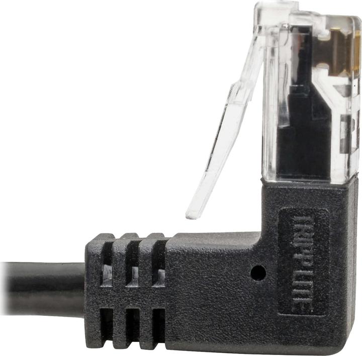 Eaton Right-Angle Cat6 Gigabit Snagless Molded Slim UTP Ethernet Cable ...