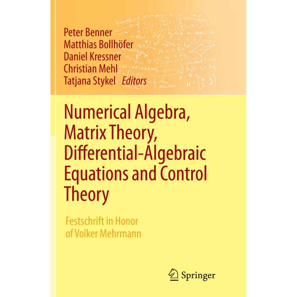 Springer Numerical Algebra, Matrix Theory, Differential-Algebraic Equations and Control Theory ...
