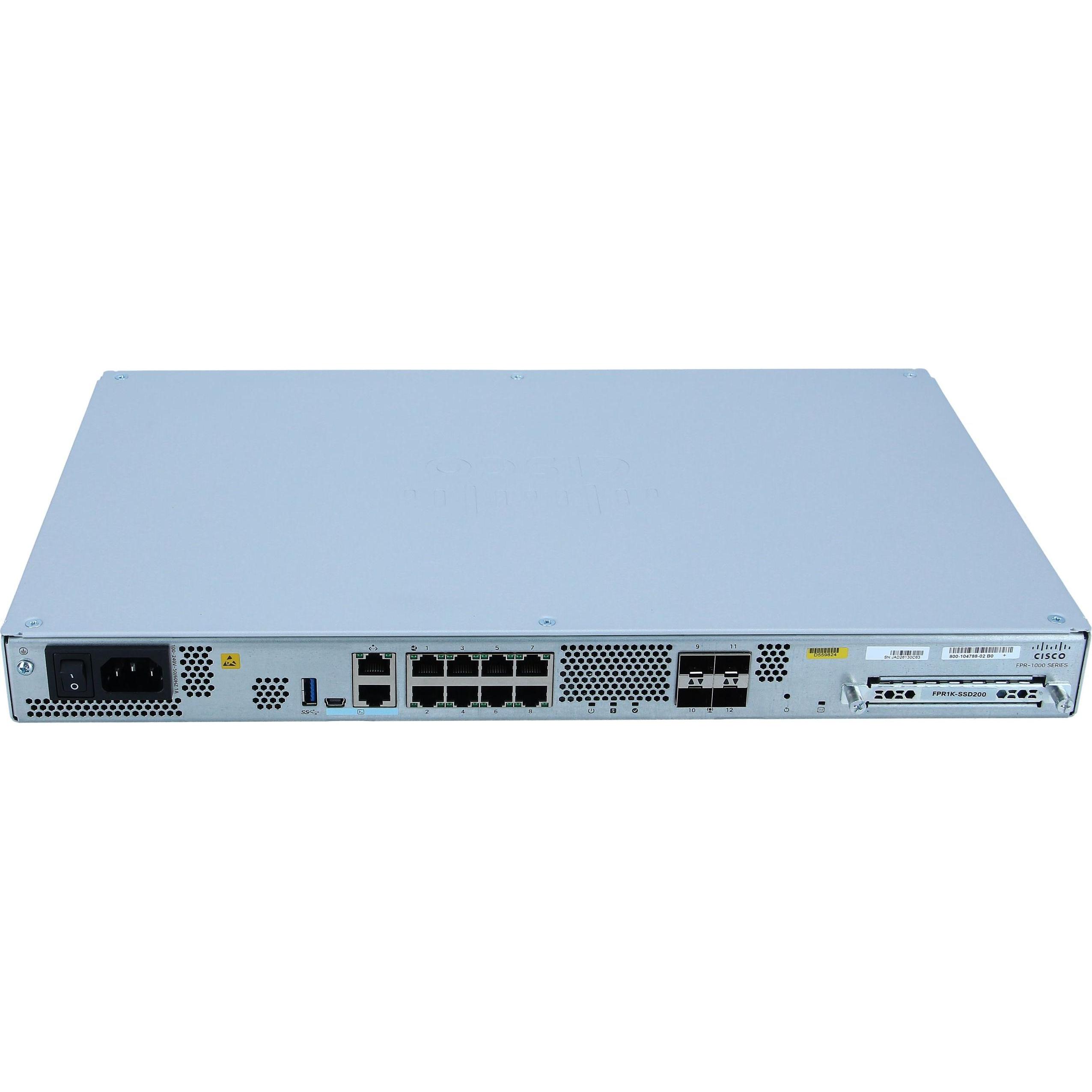 Cisco FirePOWER 1120 Next-Generation Firewall - Firewall - 1U - in rek ...