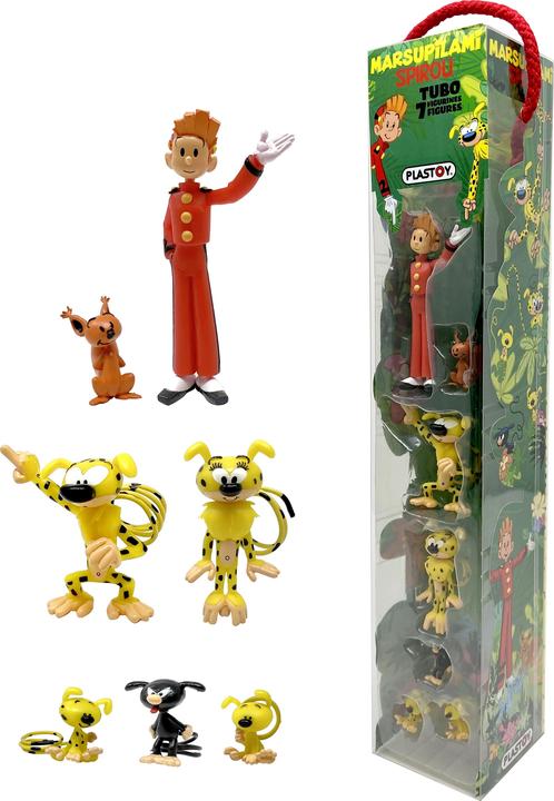 Plastoy Marsupilami Minifiguren 7er-Set Characters 4 - 10 cm - Galaxus