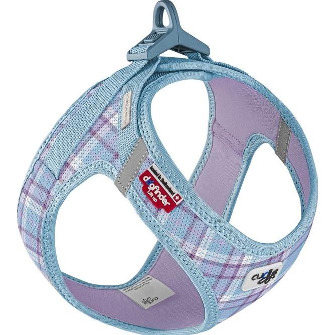 Curli SE23 Vest sele Clasp Air-Mesh Aqua-Caro XS - kaufen bei Galaxus