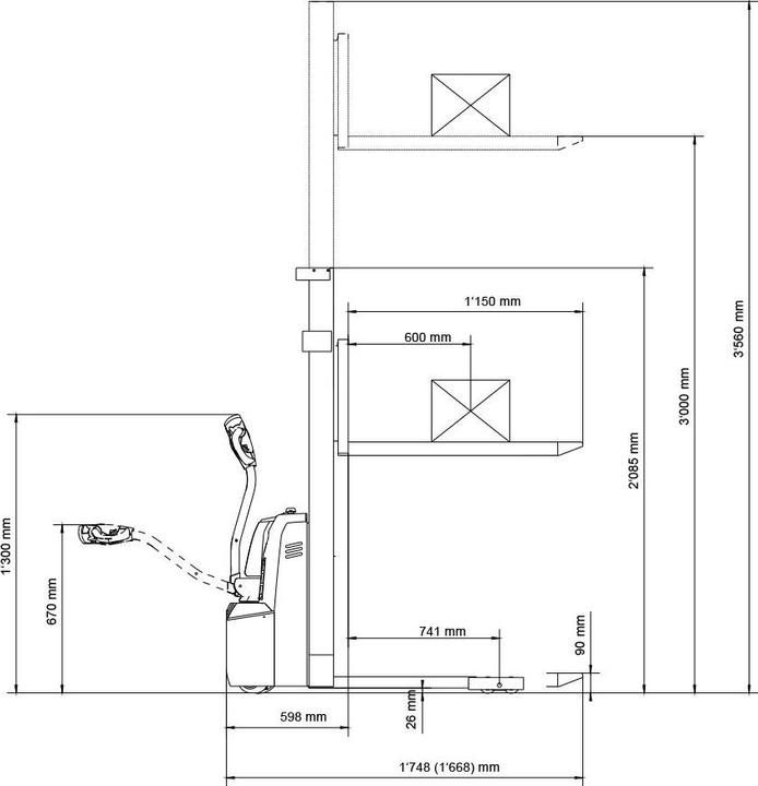 Ekström Elektrischer Hubstapler - kaufen bei Galaxus