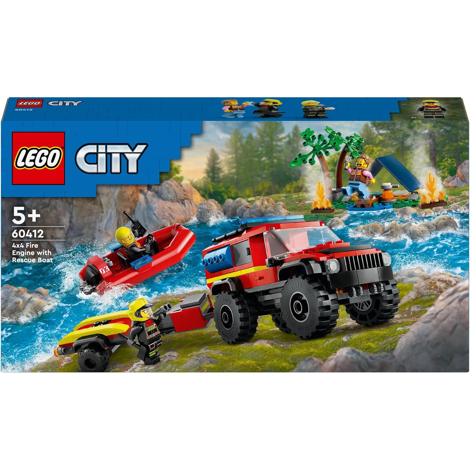 LEGO All-terrain fire engine with rescue boat - buy at Galaxus