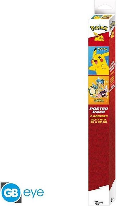 GB Eye Pokemon Set 2 Chibi Posters Personnages colorÈs (52x38) - Digitec