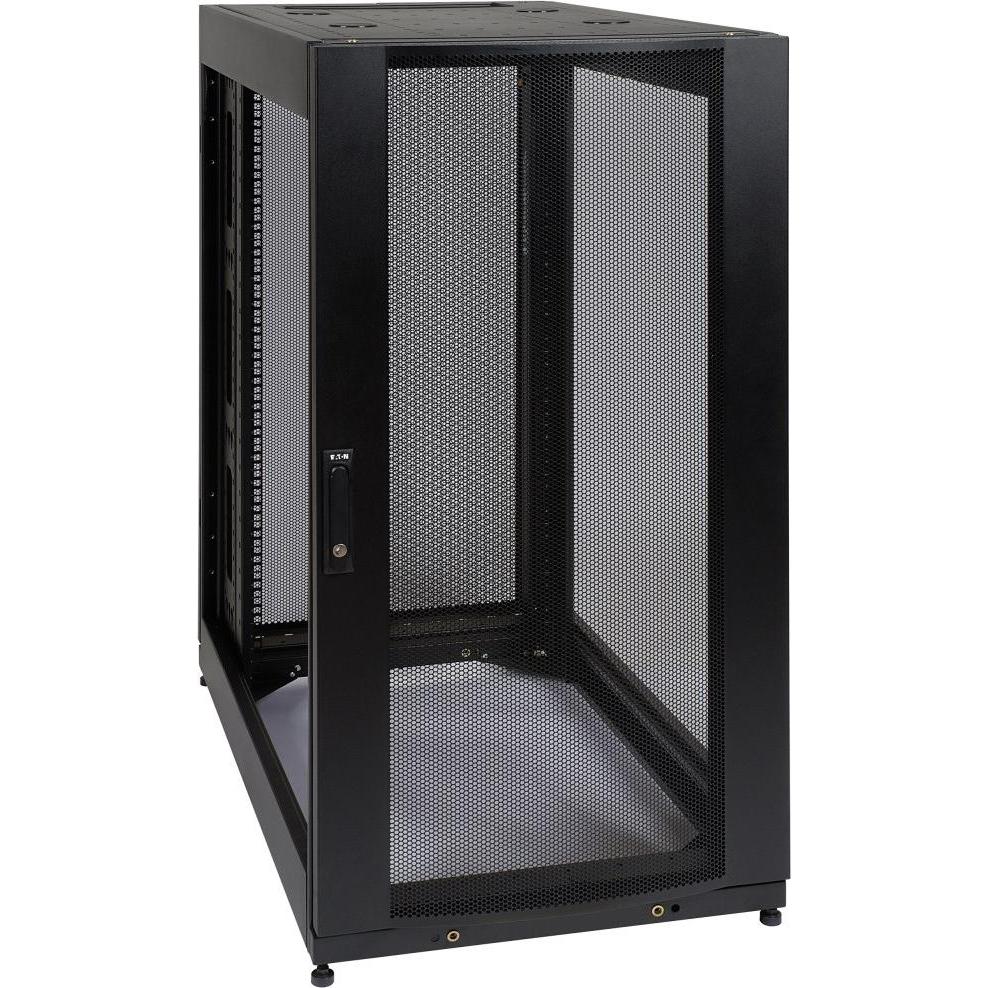 Eaton 25U SmartRack Standard-Depth Half-Height Server Rack Enclosure ...