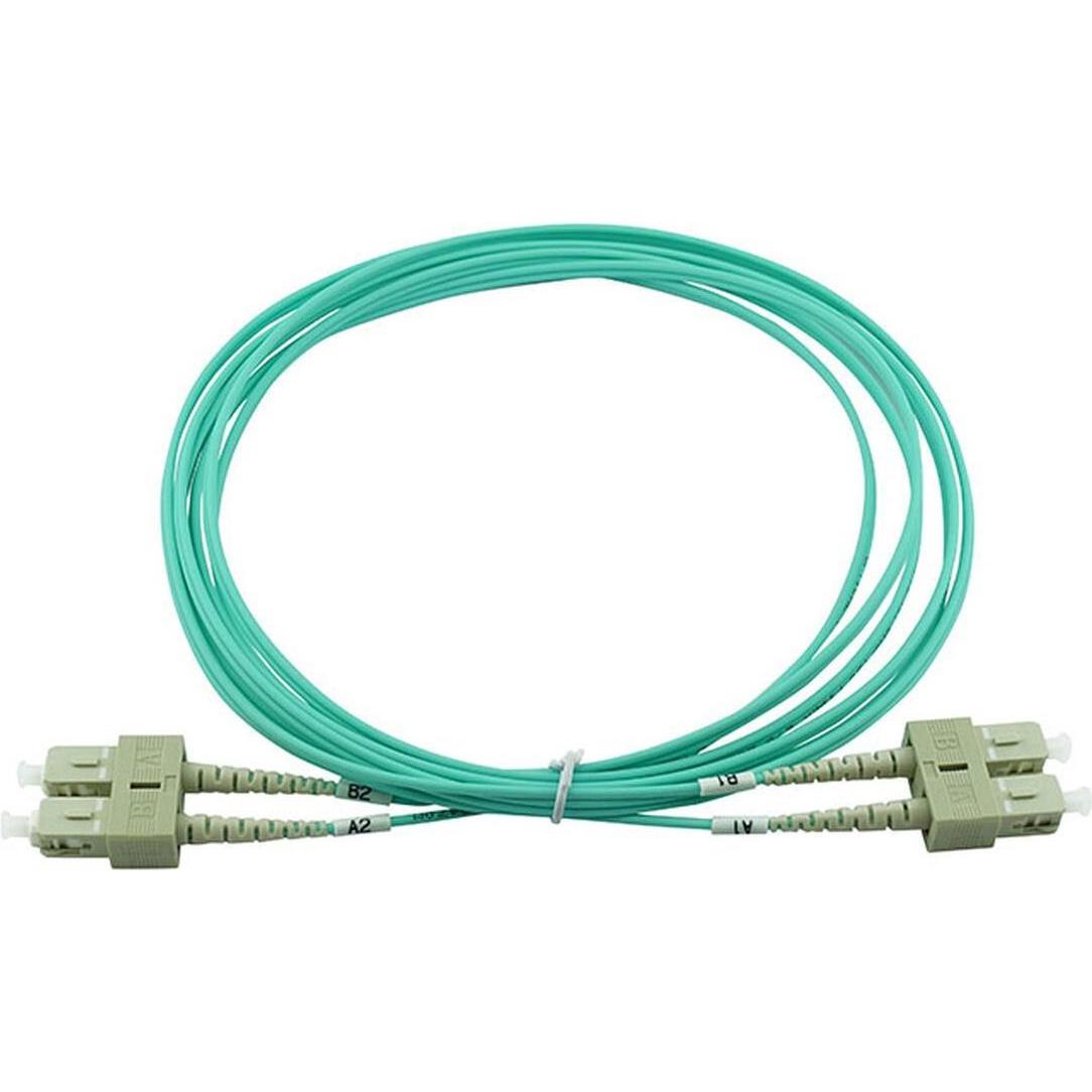 BlueOptics Câble patch fibre optique duplex SC-SC multimode OM3 0.5 ...
