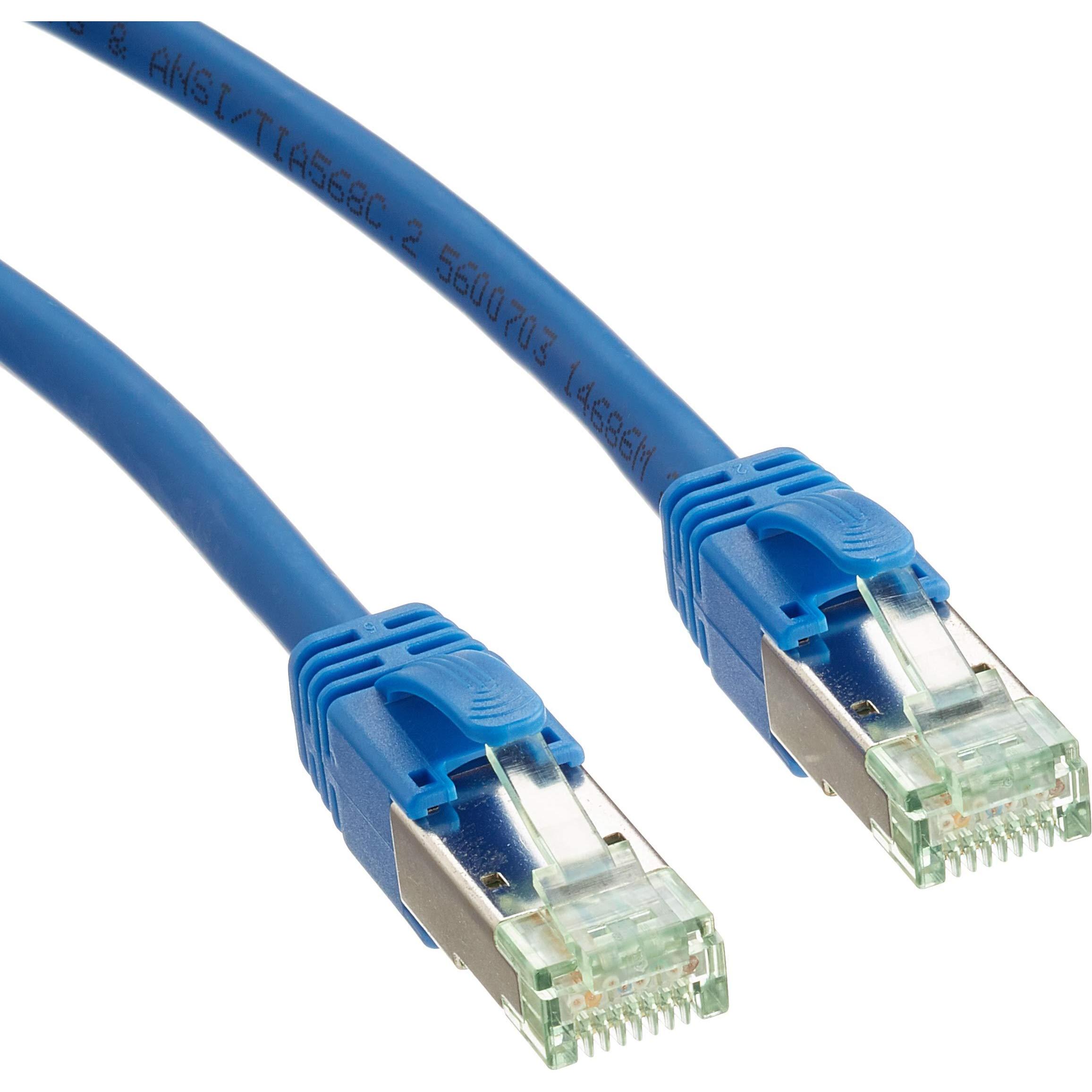 Nambo Patch cable S/FTP Cat 6a High Quality T138 GHMT (ISO/IEC) blue 1 ...