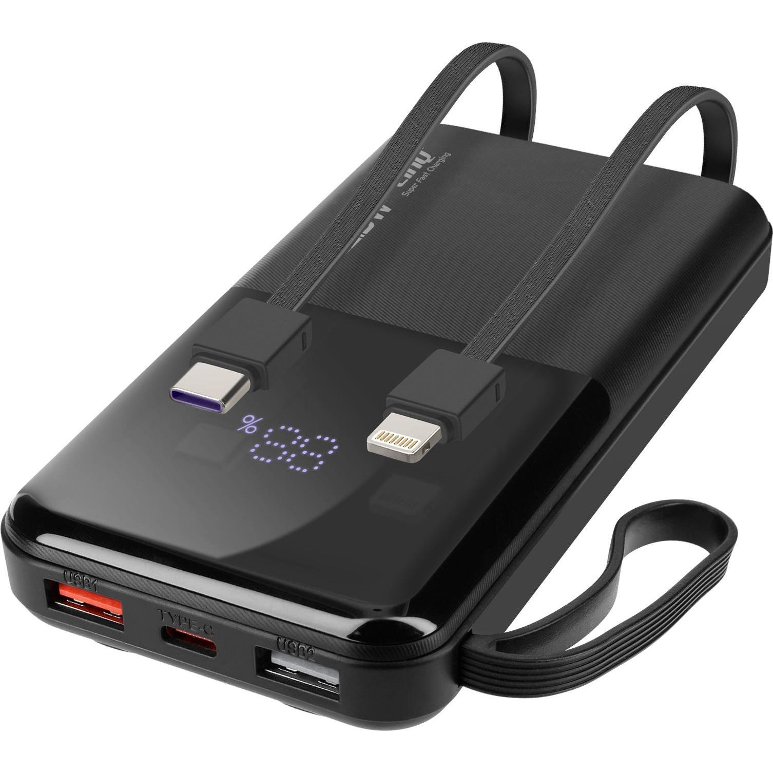 LinQ 10.000mAh Powerbank + Lightning / USB-C Kabel (10000 mAh) - Digitec