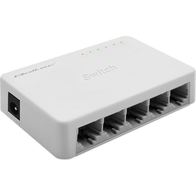 Qoltec Netzwerk Switch 5xRJ45 Port 1000Mbps LAN - kaufen bei Digitec