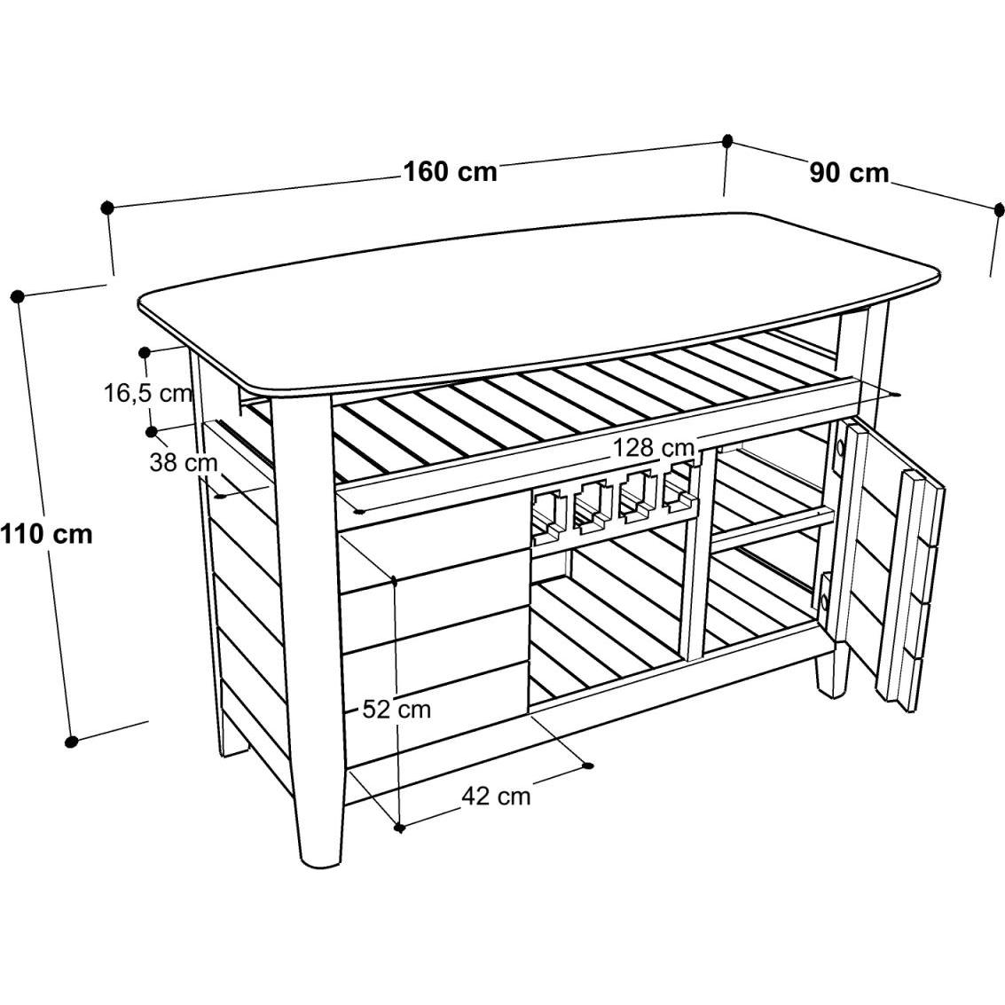 Ezeis NAVY Bartisch Preis für 1 Stück - kaufen bei Galaxus