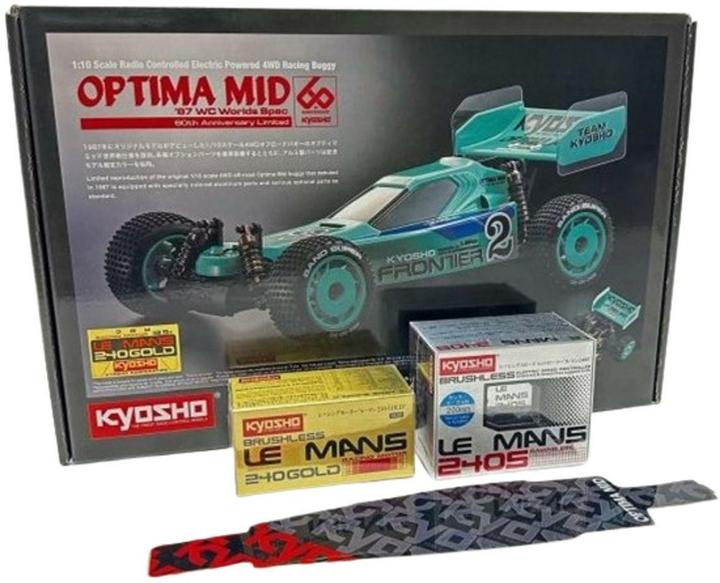Kyosho Europe Buggy Optima Mid'87 Le Mans 240 Gold Bausatz - Digitec